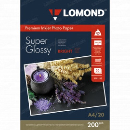 Фотобумага суперглянец lomond glossy а4 260г/м2